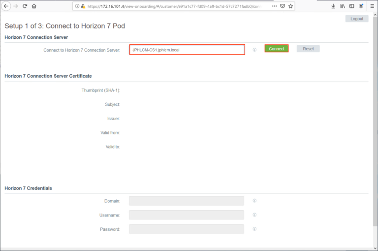 Horizon Cloud Connector Install and Upgrade – End User Computing Blog