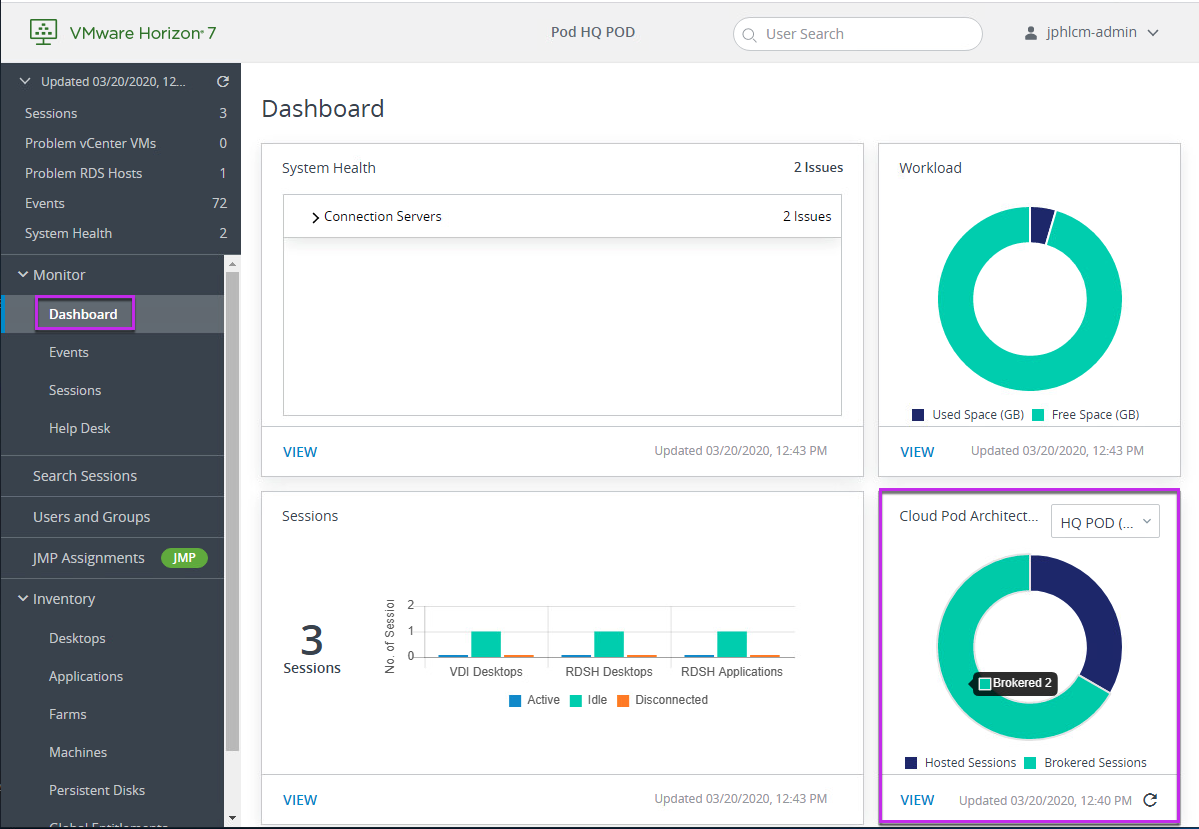 Configure Cloud Pod Architecture on VMware Horizon 7.12 – End User ... Configure Cloud Pod Architecture on VMware Horizon 7.12 – End User ...