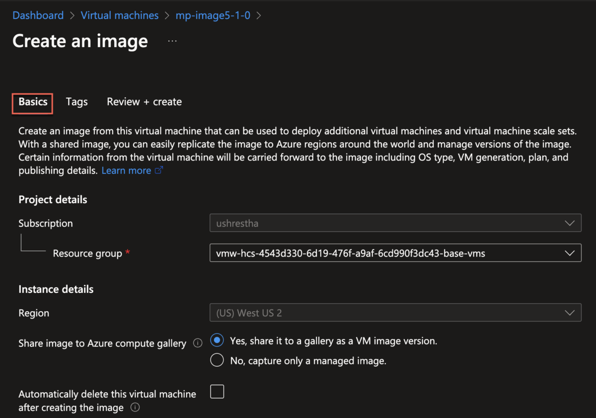 Horizon Cloud Service: Move the images from First Gen POD to Next Gen ...